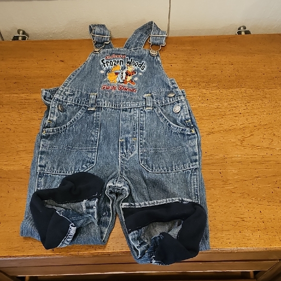 Disney | Bottoms | Disney Winnie The Pooh Denim Overalls For Kids ...